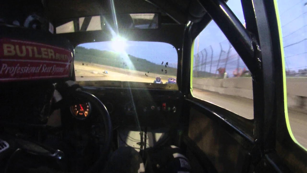 Derek Minshew Incar Cam Ohio Valley Roofer Legend Car Series - YouTube