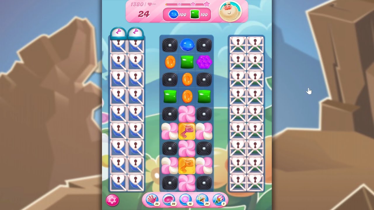Candy Crush Saga LEVEL 1380 NO BOOSTERS (new version)🐟☑️ - YouTube
