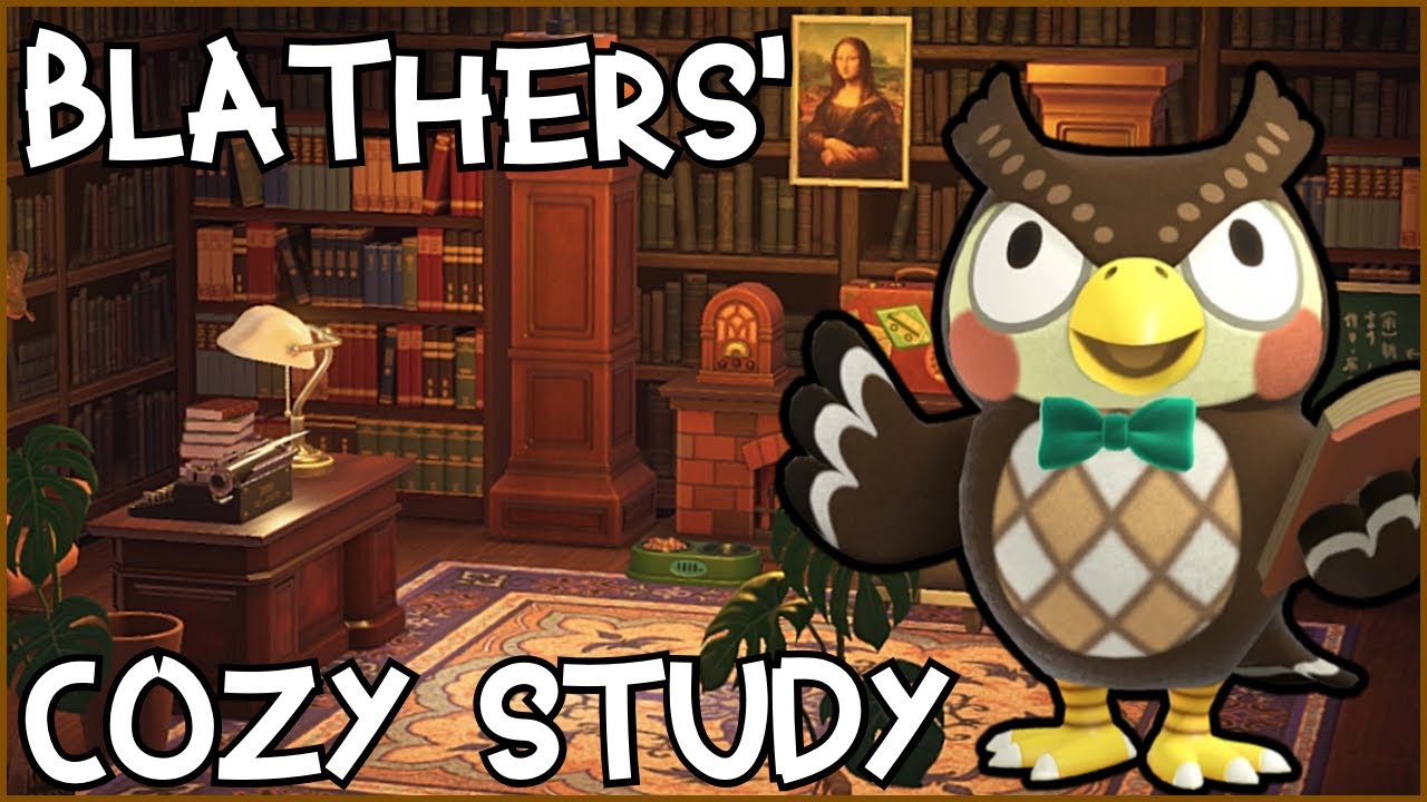 I Built A Cozy Study For Blathers In Happy Home Paradise - YouTube