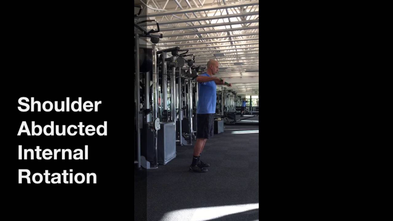 Shoulder Abducted Internal Rotation - YouTube