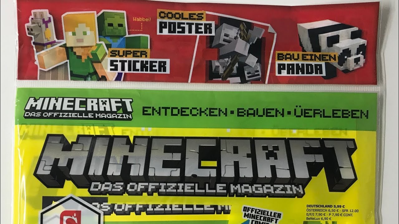 Minecraft Das Offizielle Magazin - YouTube