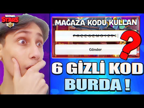 🎁 6 Gizli Mağaza Kodu Videoda! 💥 Hangisi Gerçekten Çalışıyor? | Brawl Stars