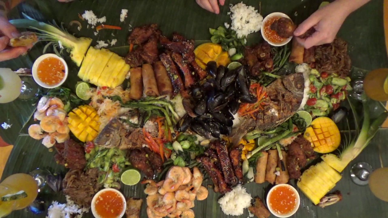 Kamayan Dinner at Kaya - YouTube