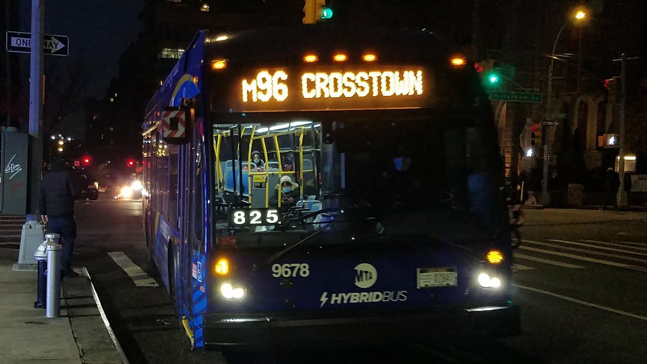 2021-22 Novabus LFS HEV on the M96 ride from East-side1Avenue to West ...