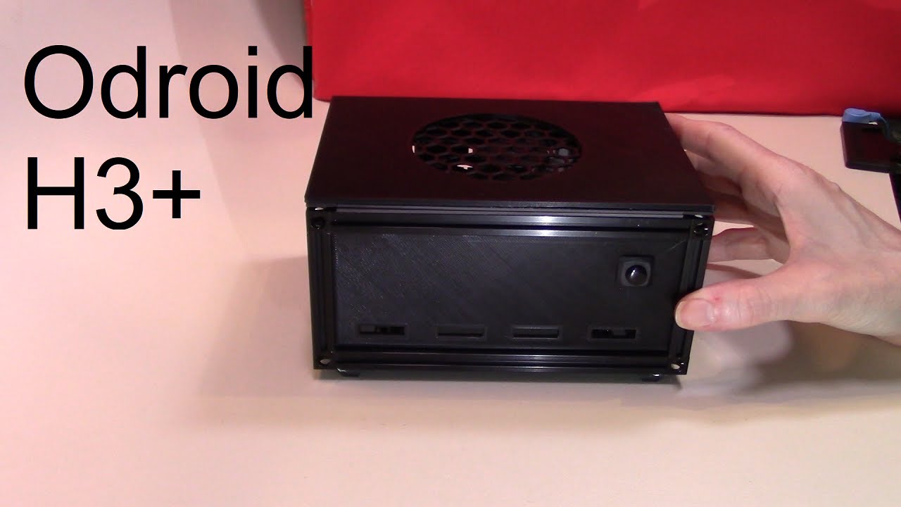 Odroid H3+ single board computer - Makerbeam case completed - YouTube