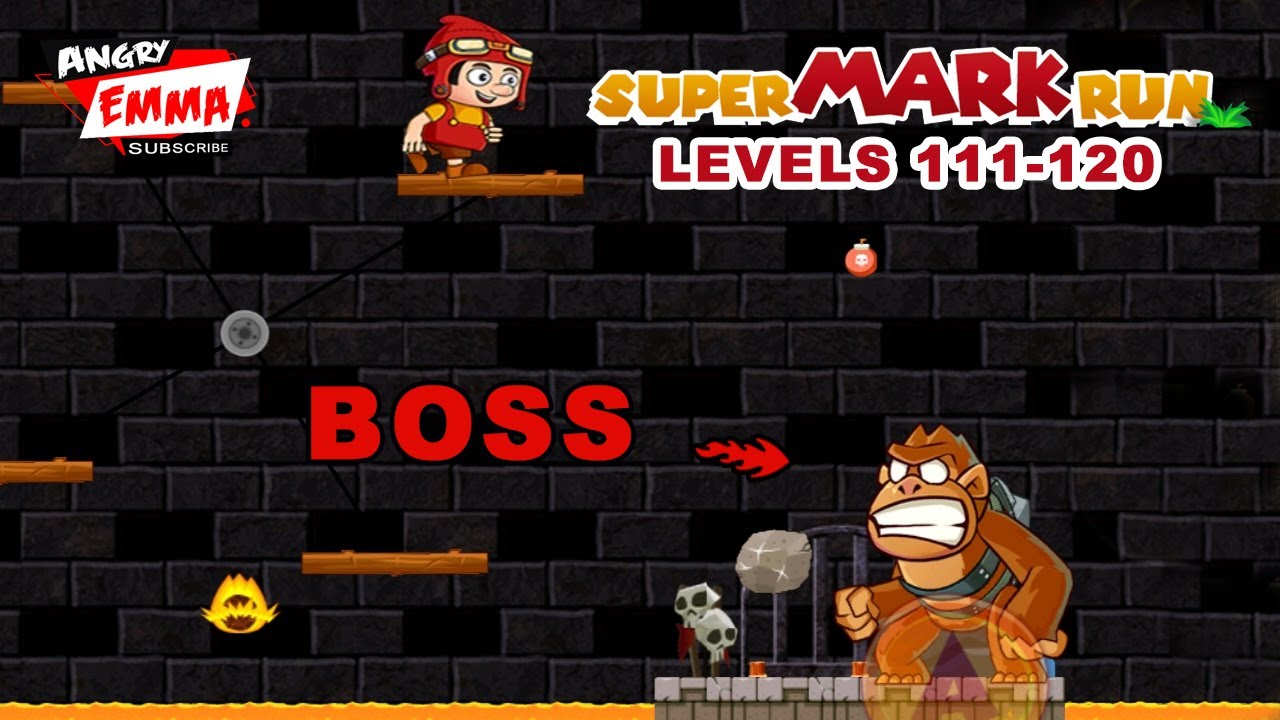 Super Mark Run - Levels 111-120 + BOSS - YouTube