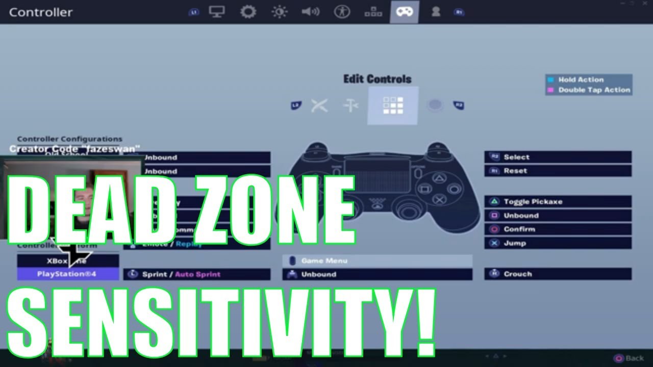 FORTNITE - #Dead Zone sensitivity! FORTNITE BATTLE ROYALE. - YouTube