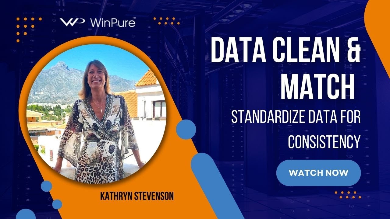 Formatting and Standardizing Data with WinPure's Clean Matrix - YouTube
