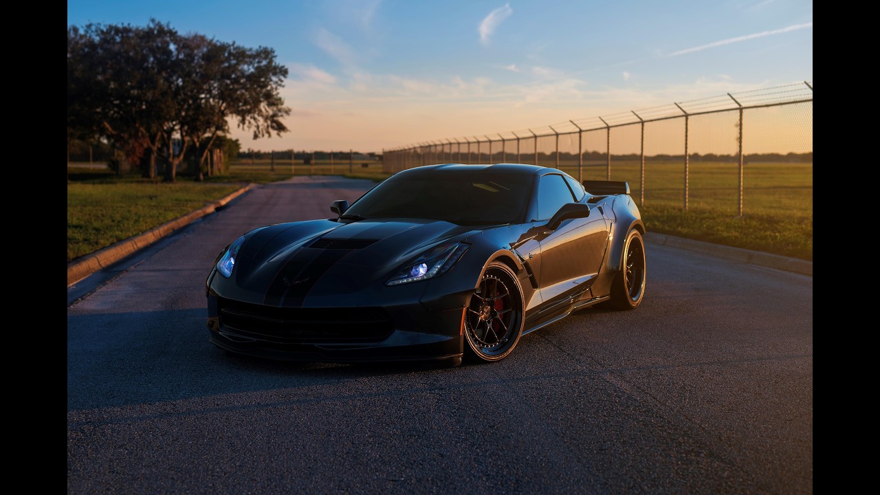 Widebody Supercharged C7 Corvette: Unleashing 750HP with Dynasty ...