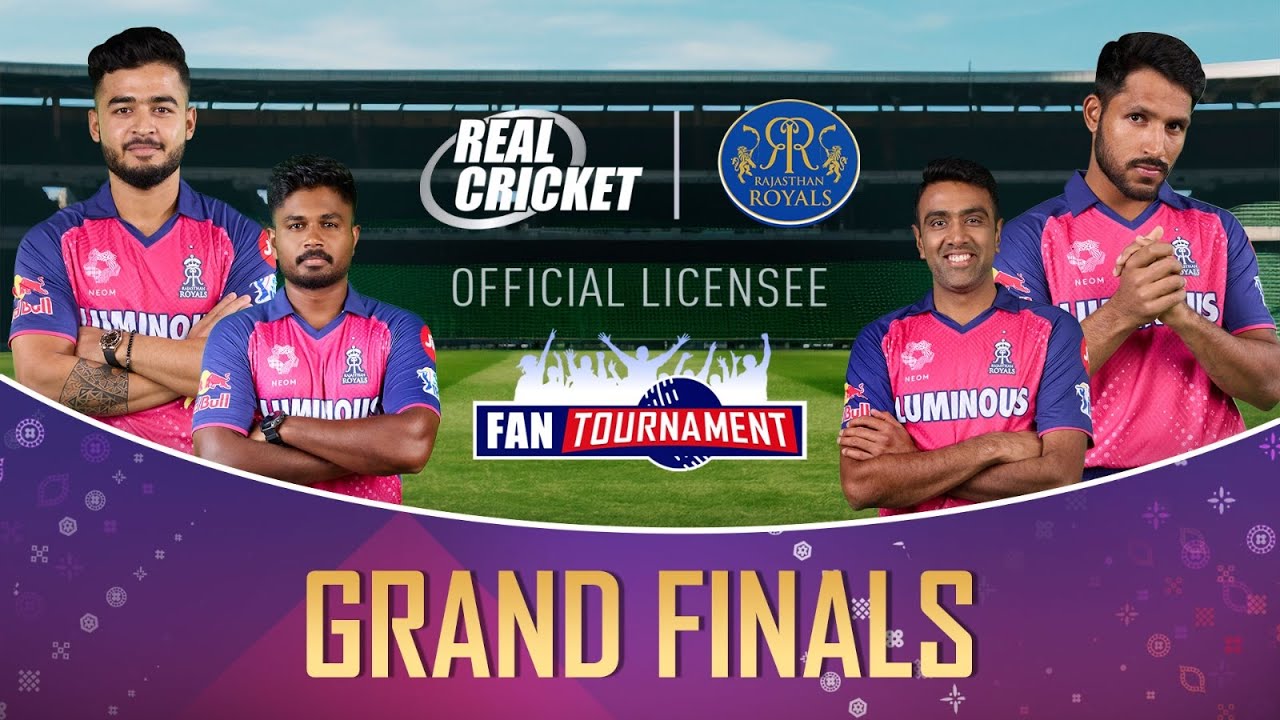 Rajasthan Royals x Real Cricket24 Fan Tournament | Grand Finals - YouTube