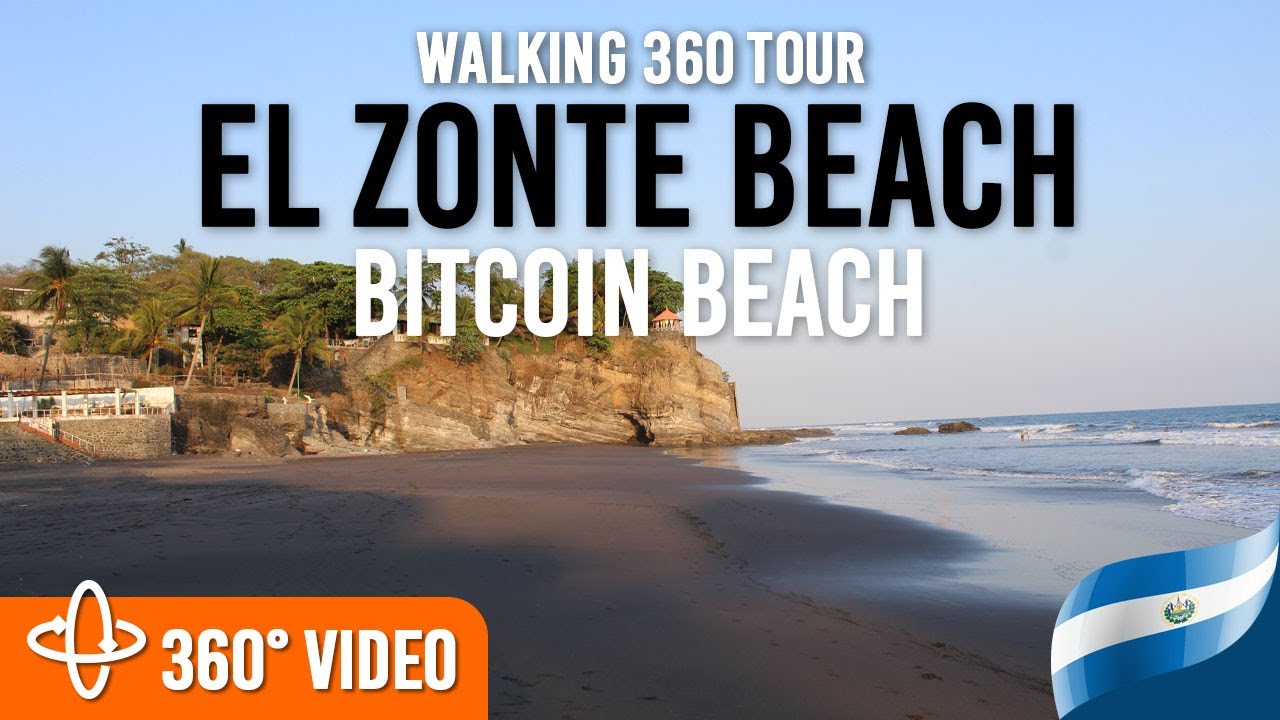 El Zonte | Bitcoin Beach | El Salvador | Walking 360 Video Tour - YouTube