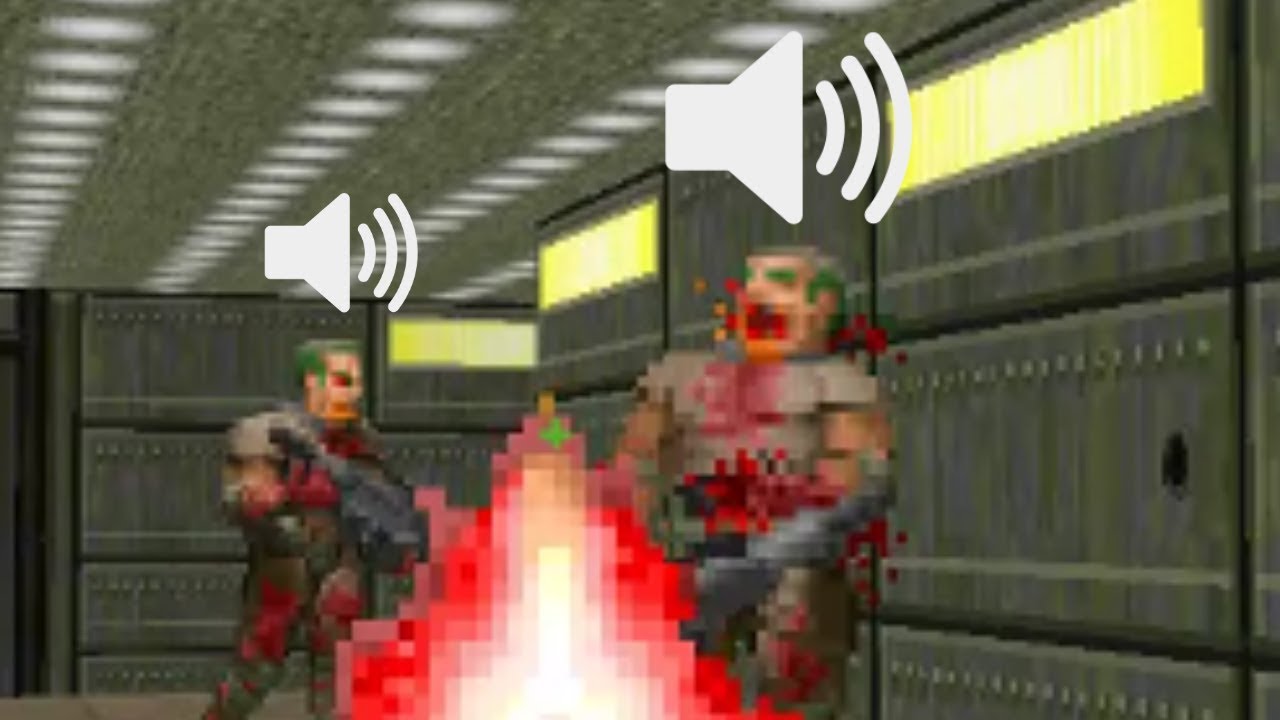 Doom, but the sounds are text to speech (DOWNLOAD) - YouTube