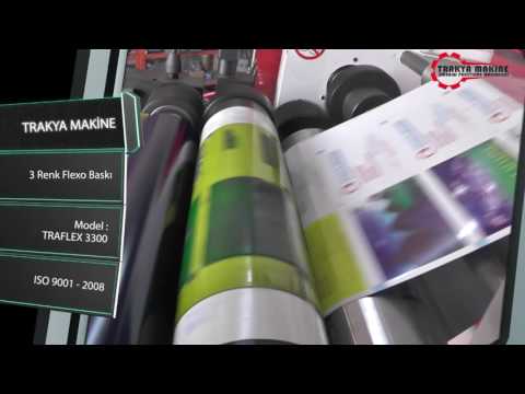 3 color flexo printing machine - 3 Renk Flexo Baskı Makinesi