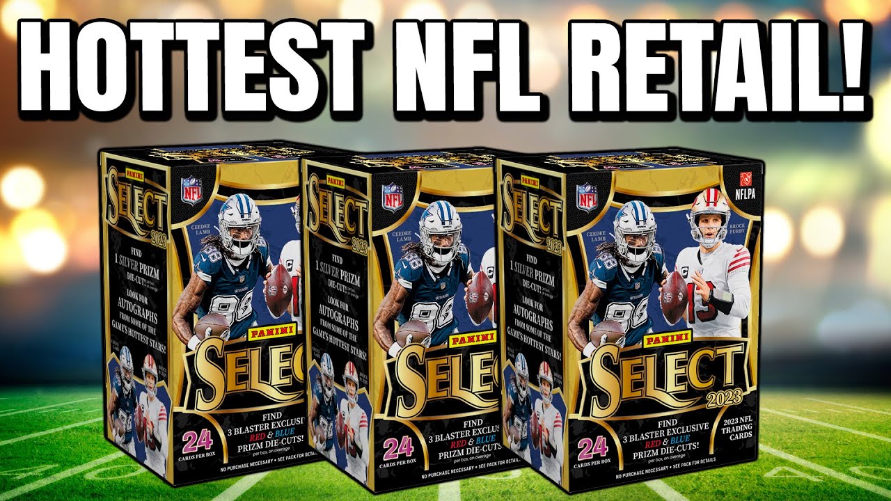 HOTTEST RETAIL NFL!!! | 2023 Paini Select NFL Blasters & Value Packs ...