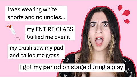Period Horror Stories (SCHOOL EDITION) | Just Sharon - YouTube