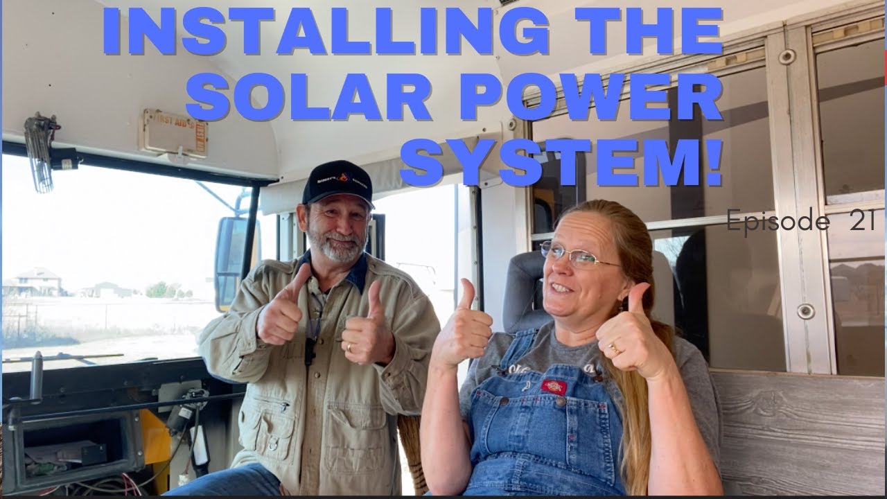 Installing the Solar Power System - YouTube