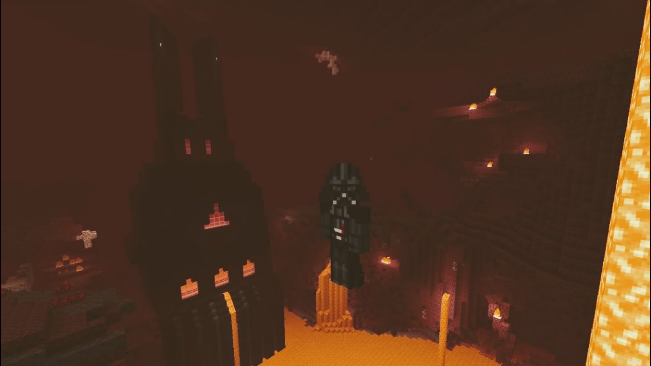Building Vader's Castle in Minecraft - YouTube
