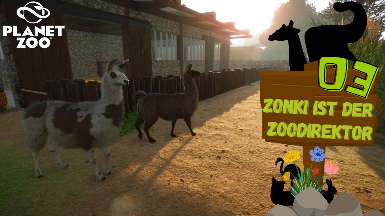 Planet Zoo #03 🏗️ Lama&Känguru 🦘 ~ Zonki der Zoodirektor | Let´s Play ...