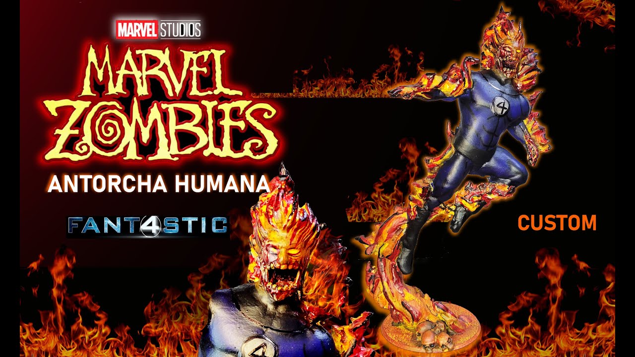 Haciendo Marvel Zombies Antorcha Humana #4fantasticos #marvel # ...