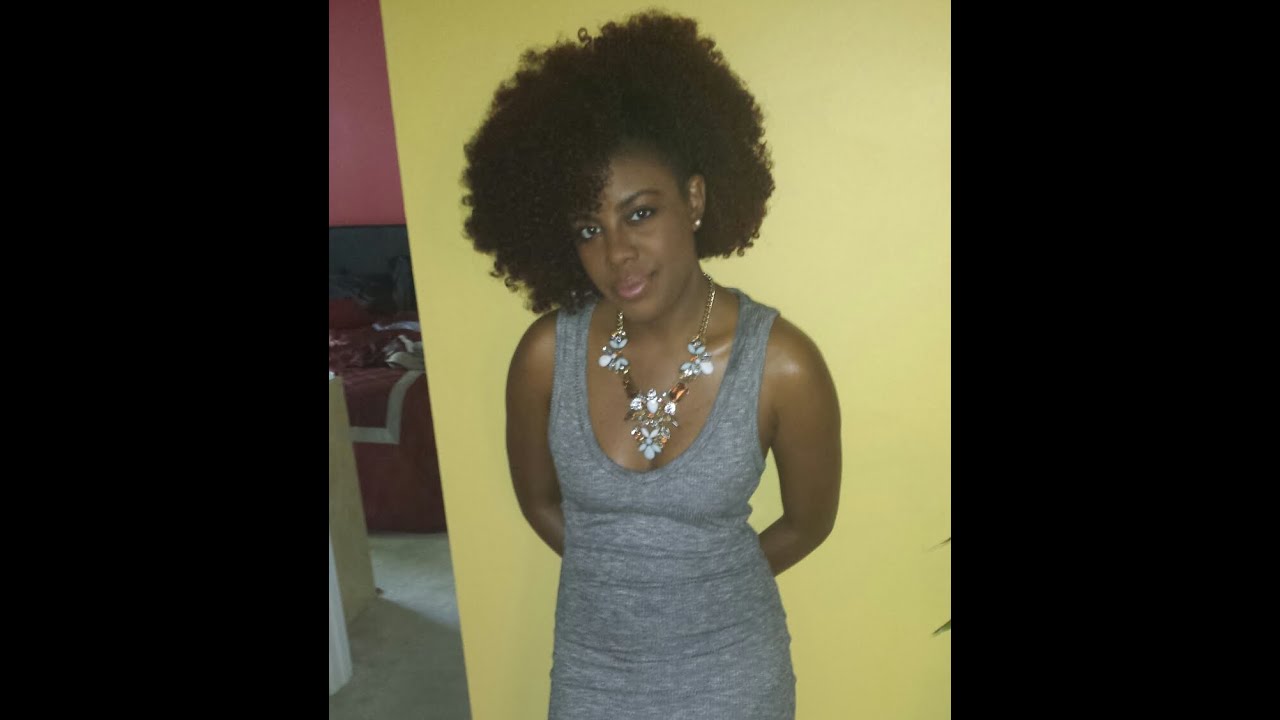 Shingling Natural Hair Tutorial - YouTube