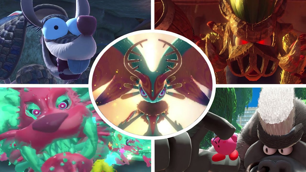 All Boss Fights! Kirby And The Forgotten Land (HD) - YouTube