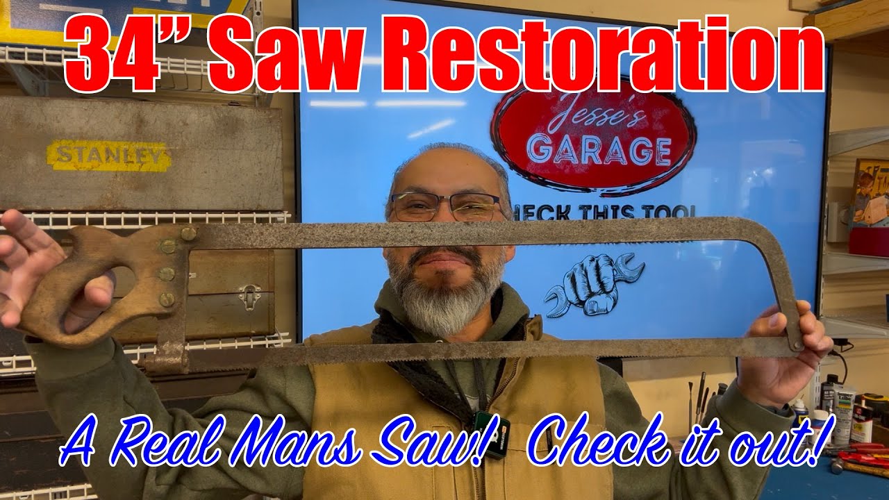 34" Butcher Saw Restoration. A Real Man's Saw! - YouTube