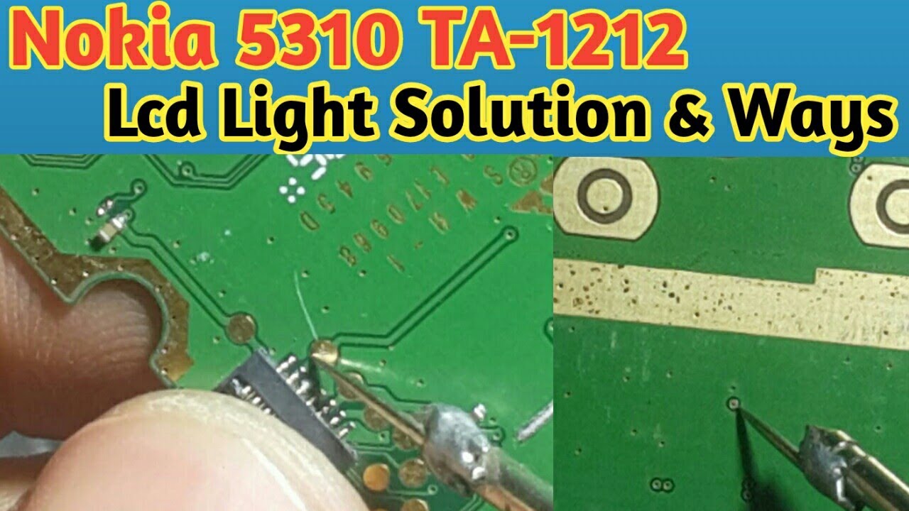 Clone Nokia 5310 TA-1212 Lcd Light Solution | Clone Nokia 5310 TA-1212 ...