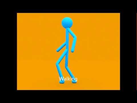 Blender Stickman Animation Tests - YouTube