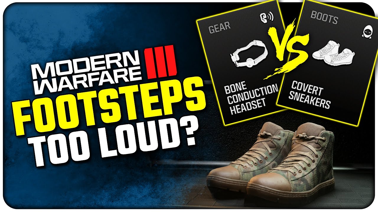Covert Sneakers vs Bone Conduction Headset! | (Modern Warfare III ...