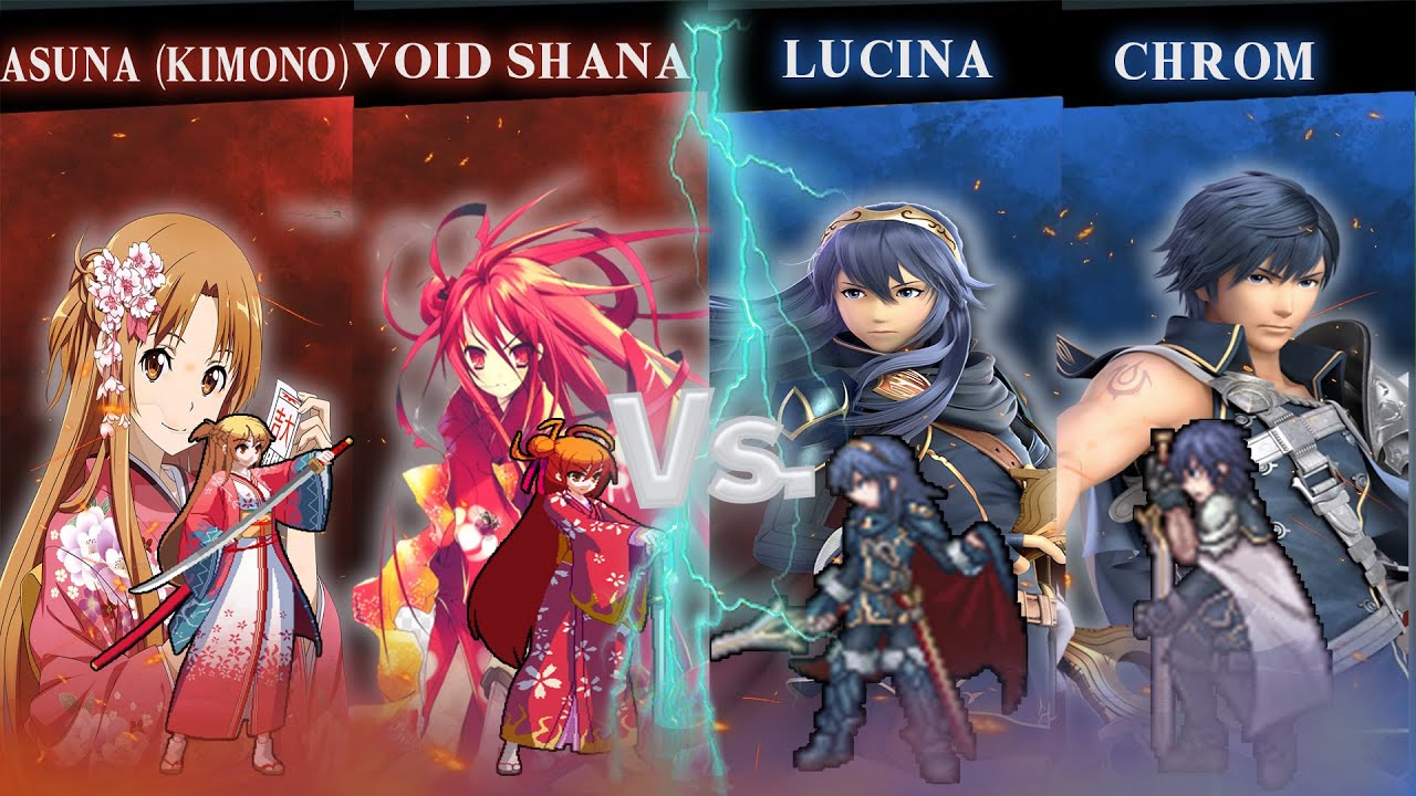 [MUGEN] Asuna (kimono) & Void Shana vs Lucina & Chrom - YouTube