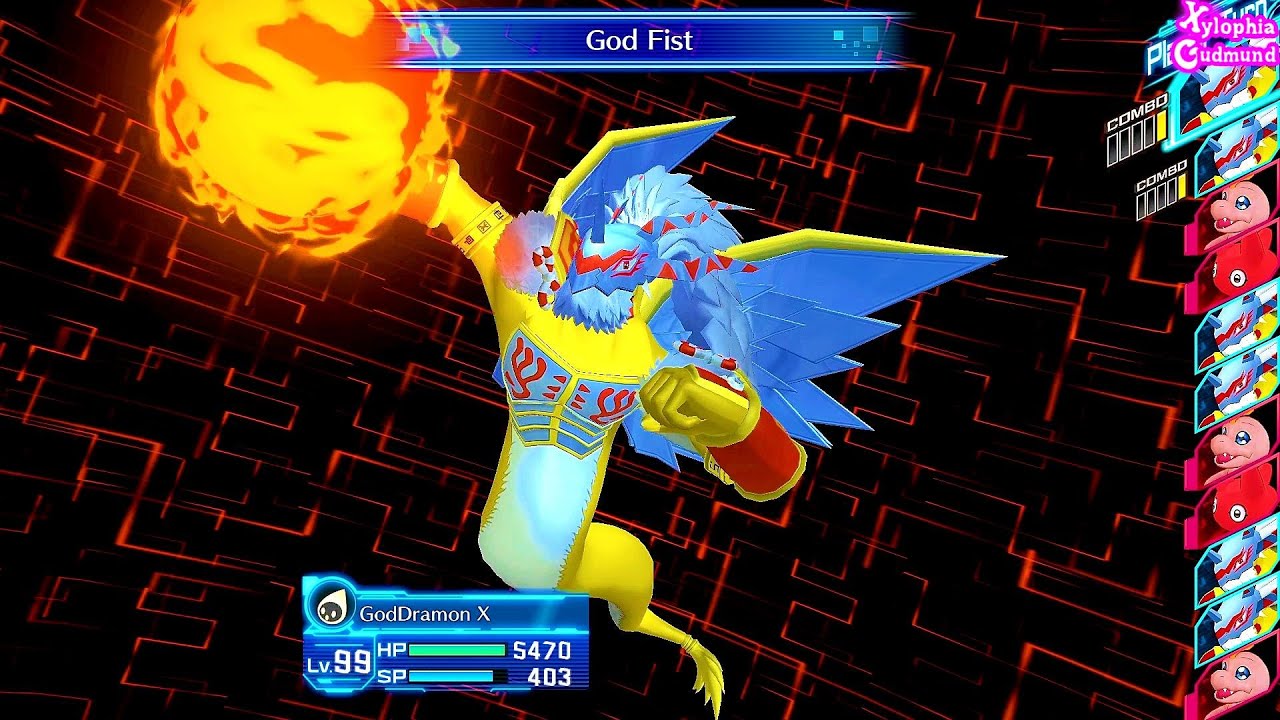 『Xylophia Gudmund』 Angemon MagnaAngemon GodDramon to GodDramon X ...