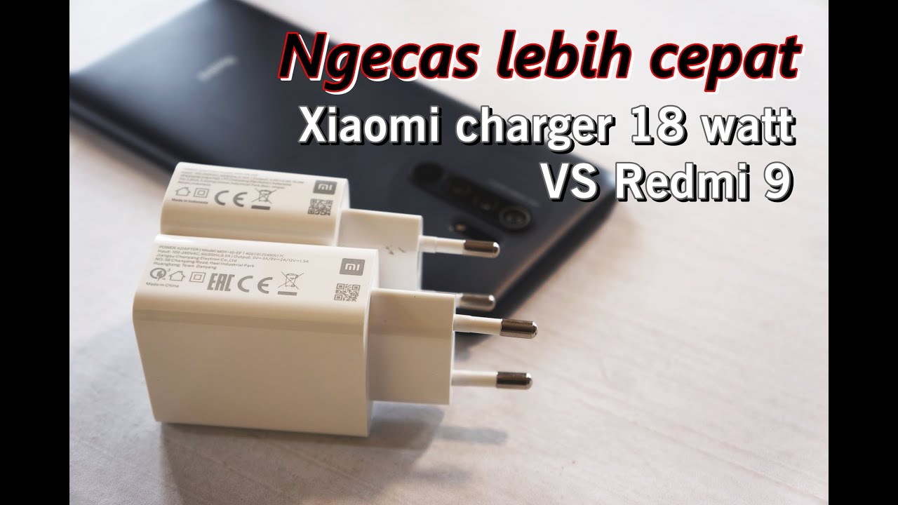 Xiaomi redmi 9 test quick charger 18w - YouTube