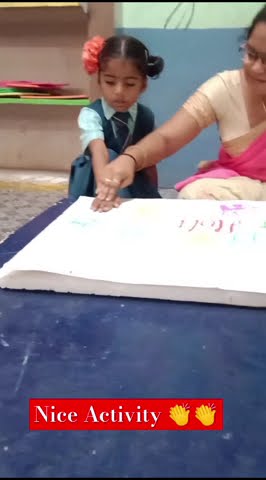 Colour activity by LKG students - YouTube