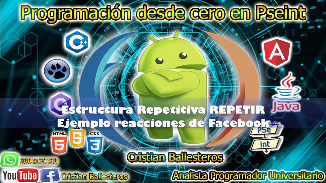 estructura repetitiva repetir en Pseint EJEMPLO 1 COMPLETO - YouTube