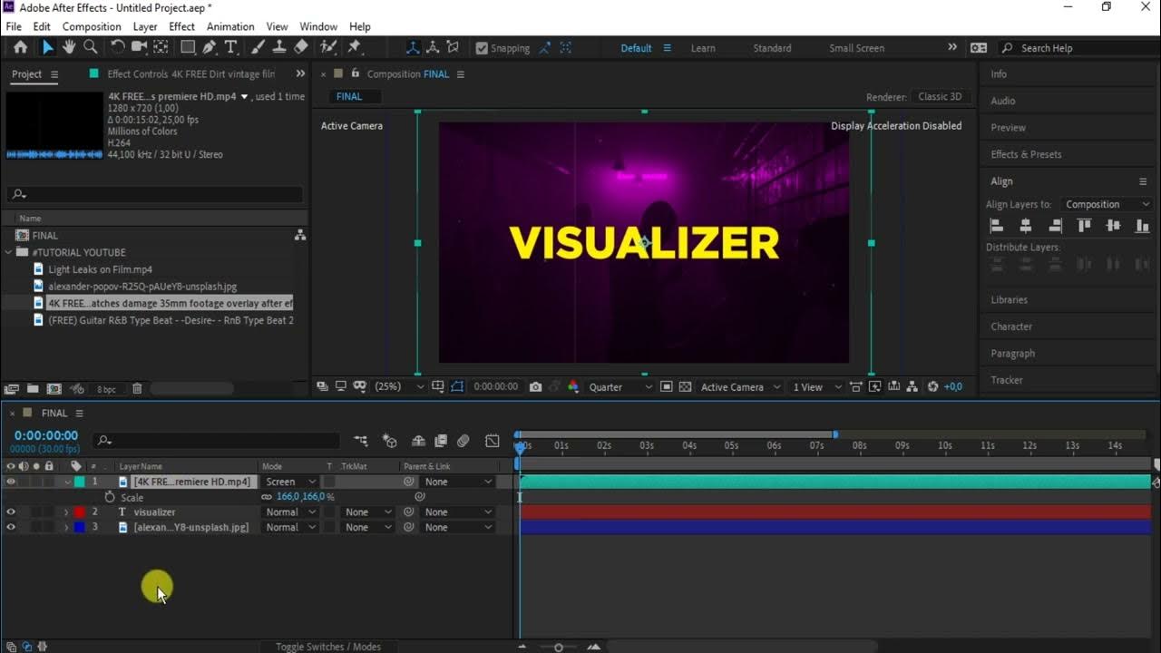 Aprenda A Fazer Visualizer No After Effects | Sem Plugins - YouTube