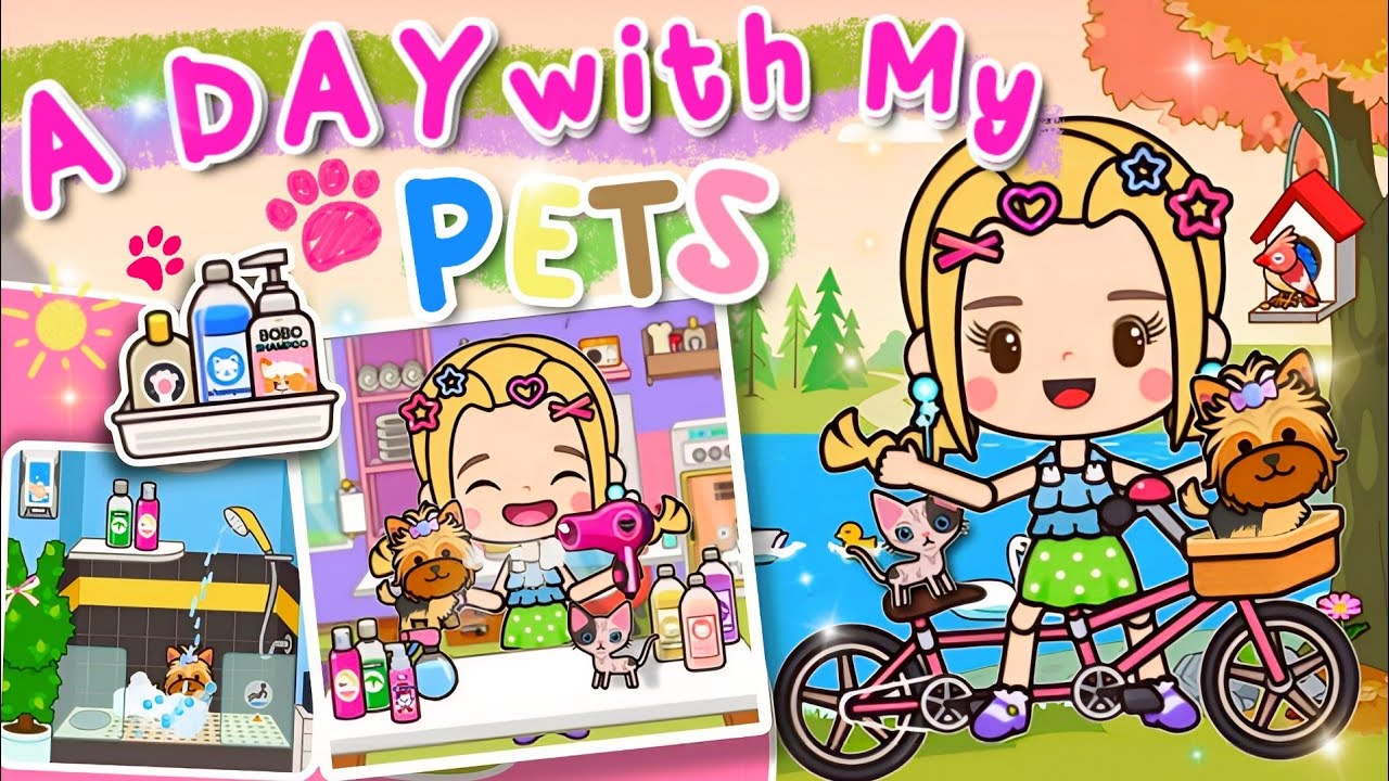Miga World MY PETS ROUTINES🐶🐾💕| Roleplay Routine| Miga town |tocaboca ...