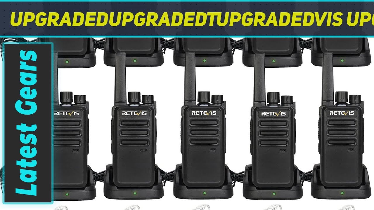 Retevis RT68 Two Way Radios Long Range Short Review YouTube