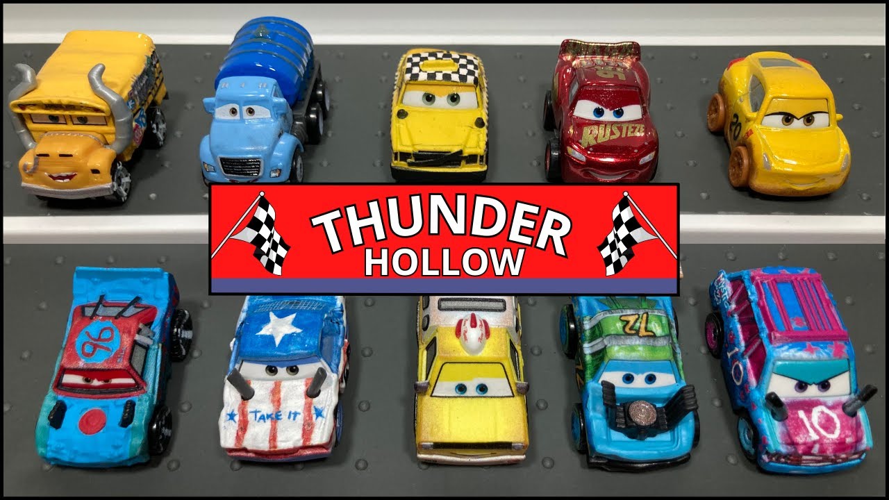 Miniaturas de THUNDER HOLLOW do Filme CARROS 3 da DISNEY/ PIXAR ...