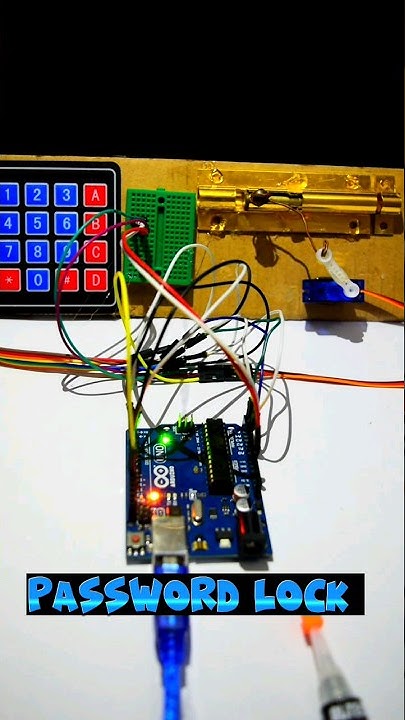 Homemade password door lock using an Arduino Uno 👌👌...#arduino #viralshorts #shorts # ...