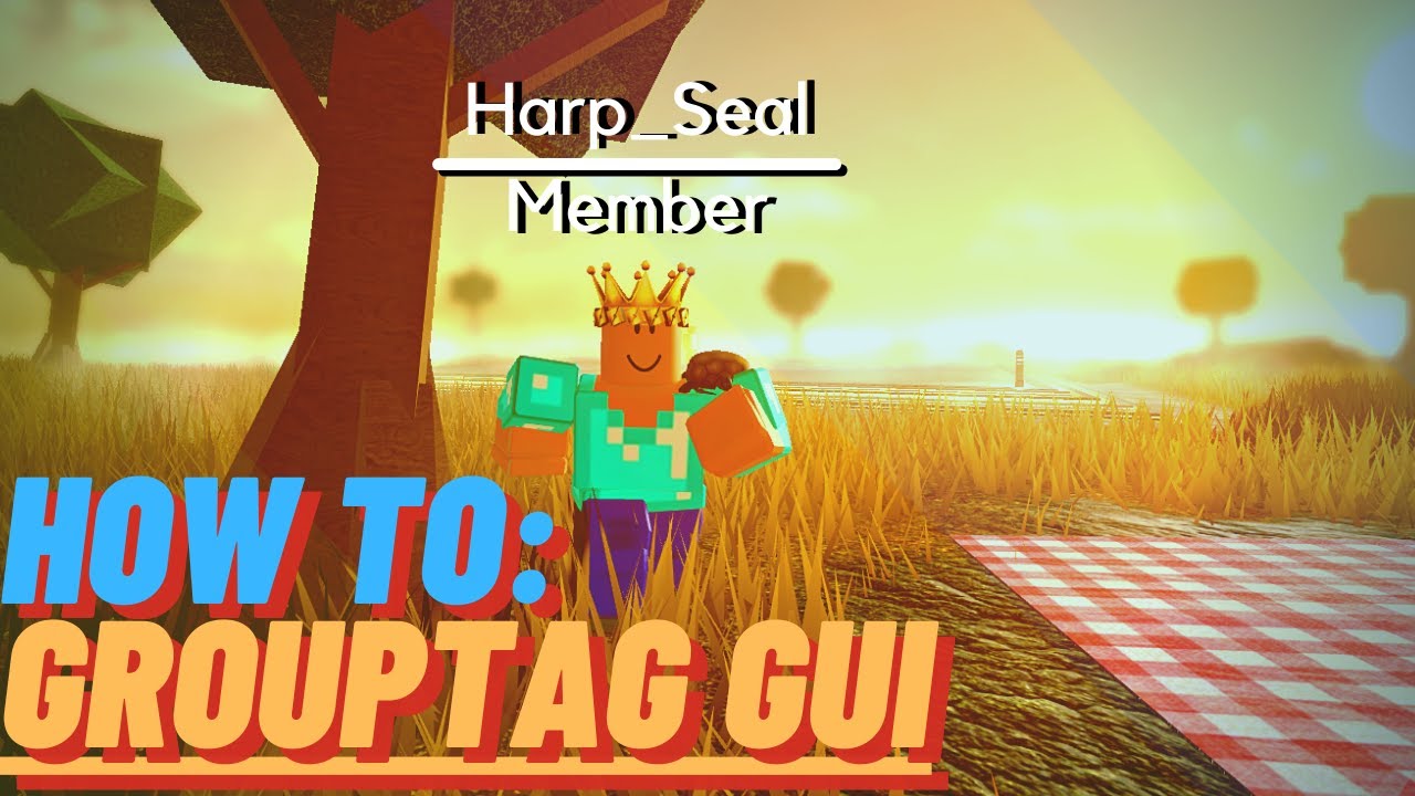 Roblox Studio: How To Make Group Tags | 2022 - YouTube