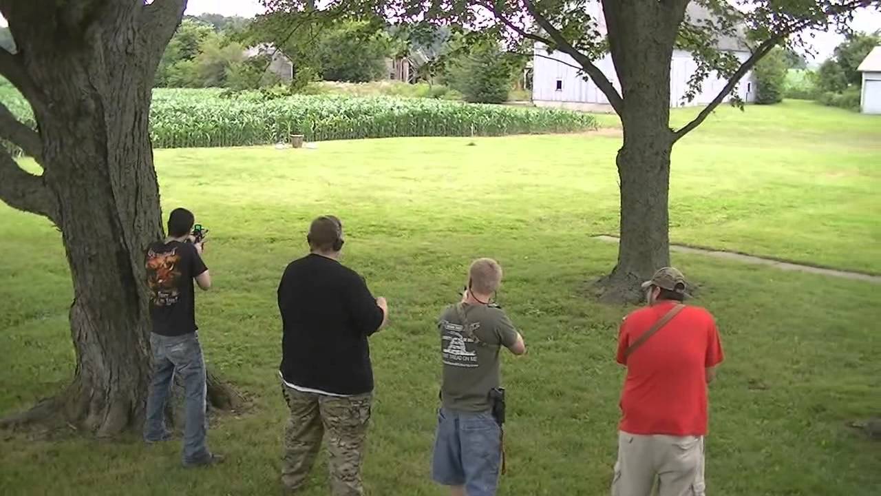 Shooting Guns with Friends for Independence Day 2013 - YouTube