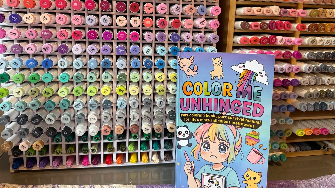 ANXIETY HACK: Color Me Unhinged — The Adult Coloring Book That Saved My ...
