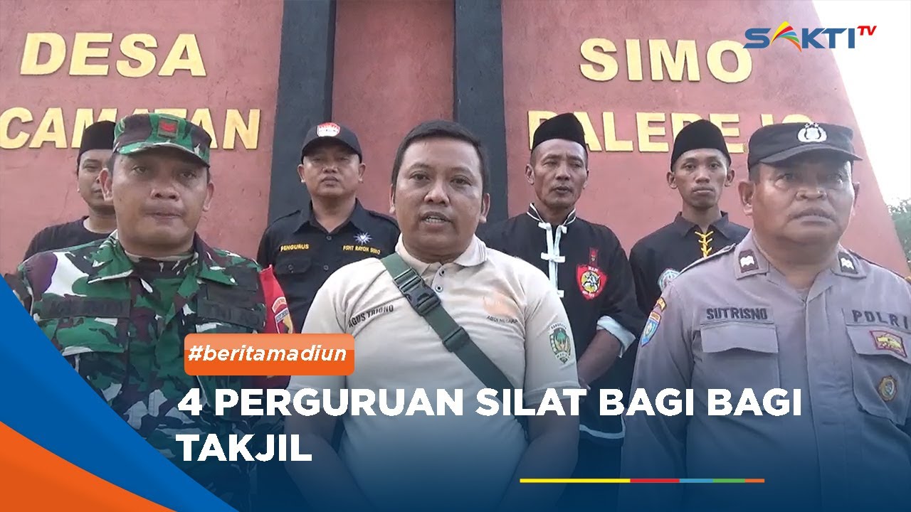 MADIUN - 4 Perguruan Pencak Silat Di Desa Simo Balerejo Bagikan Ta'jil ...