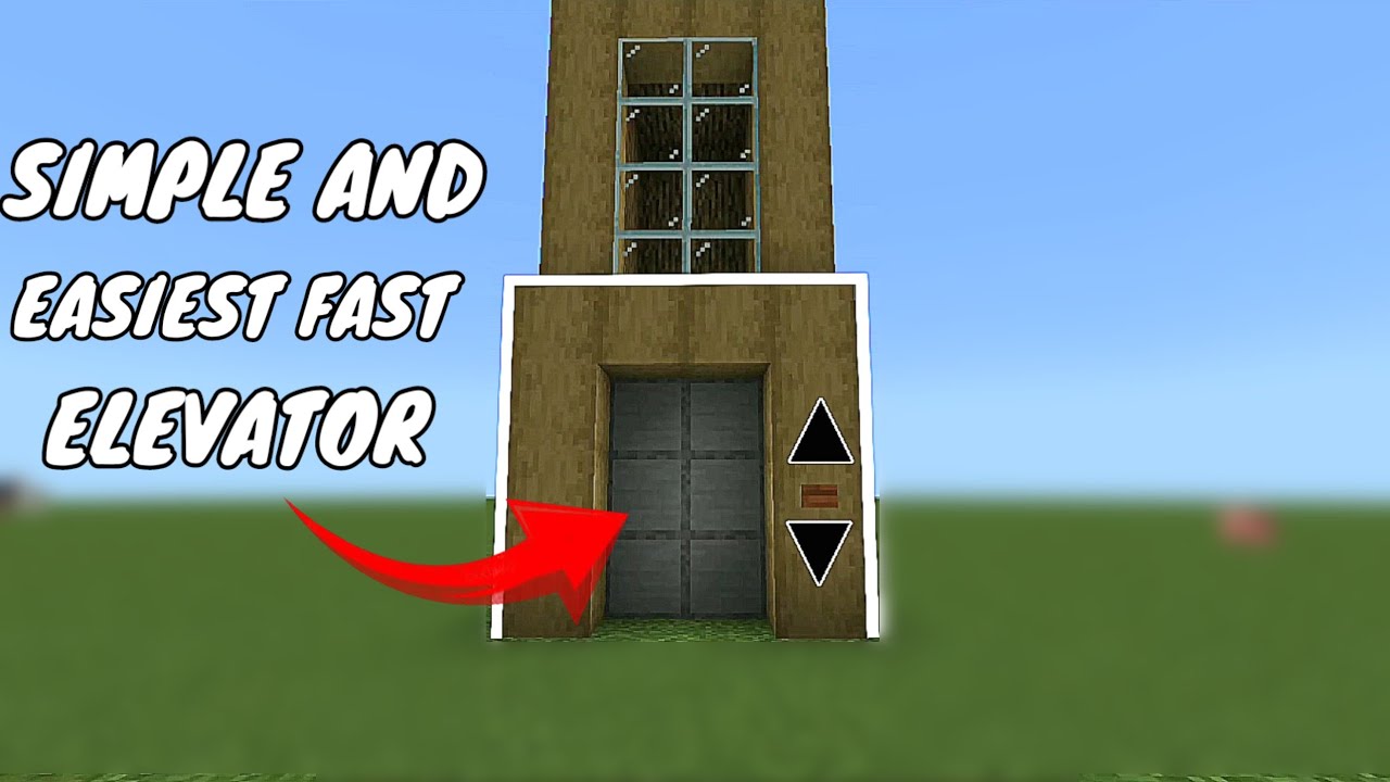 Elevator Minecraft Tutorial: Build Fast! 😃😱 - YouTube