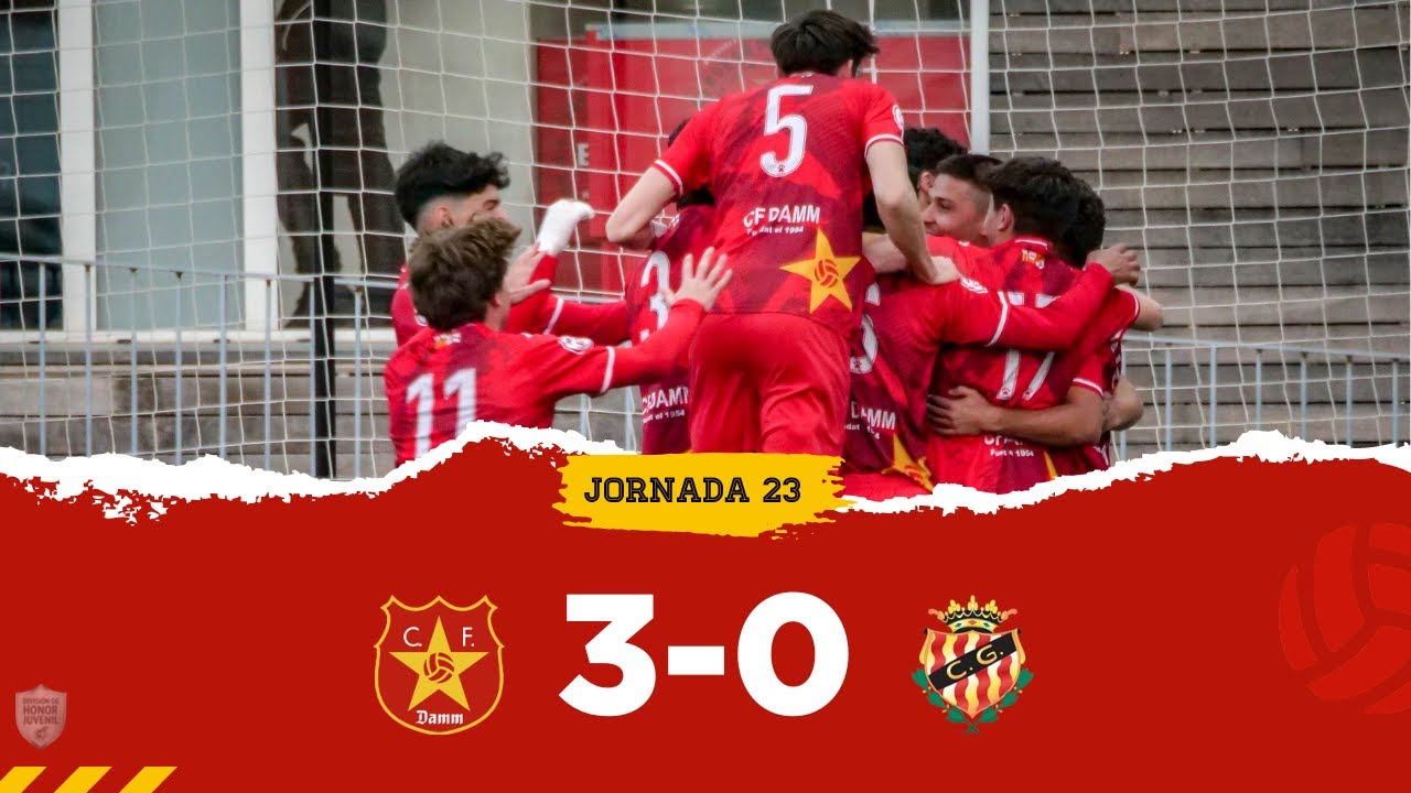 JUVENIL A CF DAMM 3-0 NÀSTIC DE TARRAGONA - YouTube