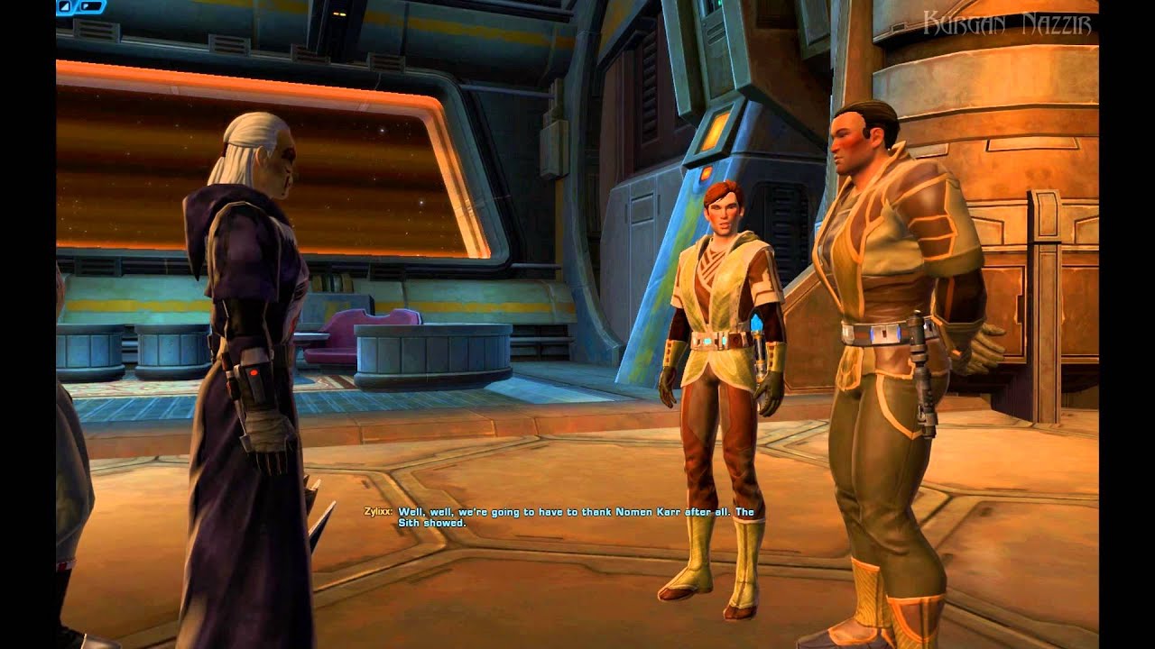SWTOR - The Plan is Working dialogue options (Warrior) - YouTube