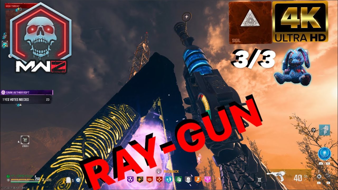 مودرن وارفير زومبي RAY-GUN الدارك ايثر MWZ - YouTube