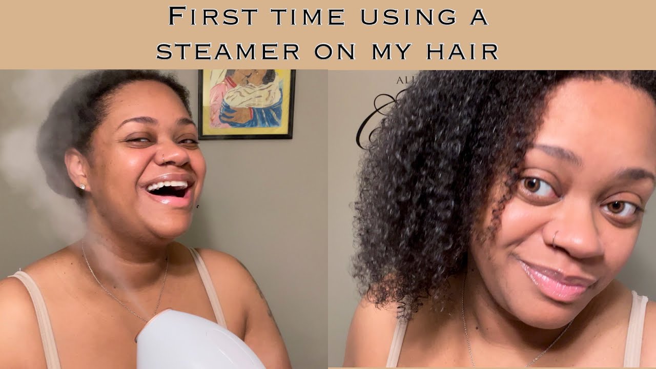 Using A Facial Steamer On My Natural Hair Steaming Hair For Health