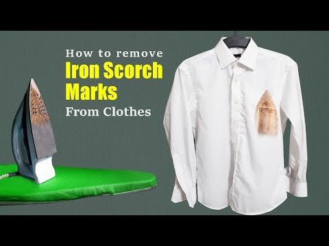 How to remove iron scorch marks from clothes | Easy & effective method