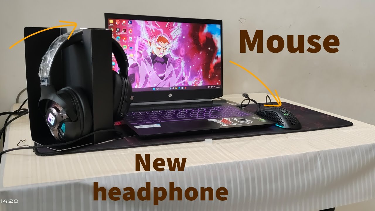 Unboxing my new gaming headphone and mouse🔥🔥 - YouTube